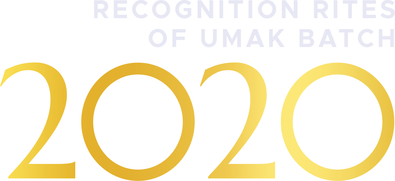 See You at the Recognition Rites for UMak Batch 2020!