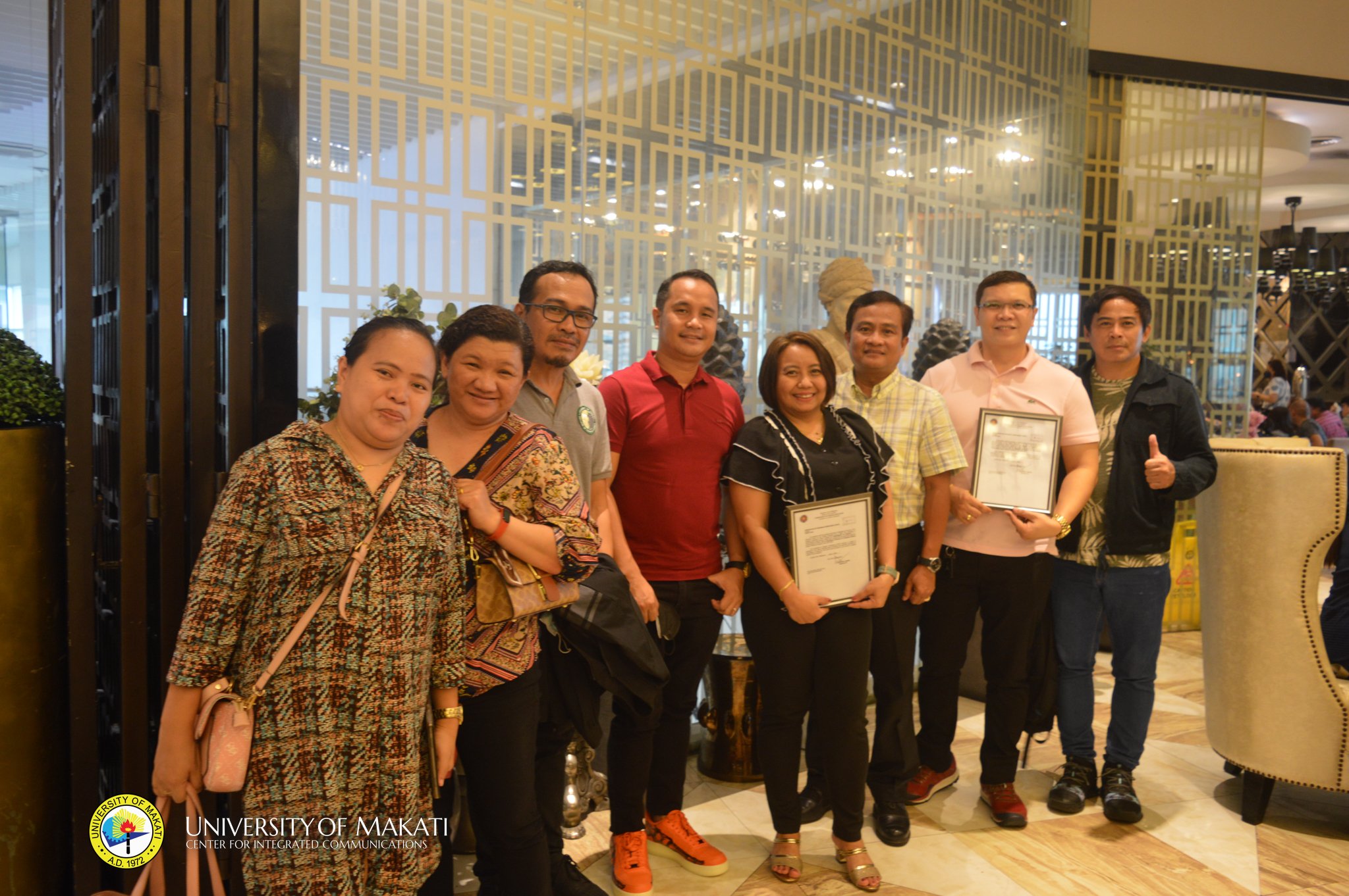 CHED Awarded Certificate of Program Compliance (COPC) for two Programs ...