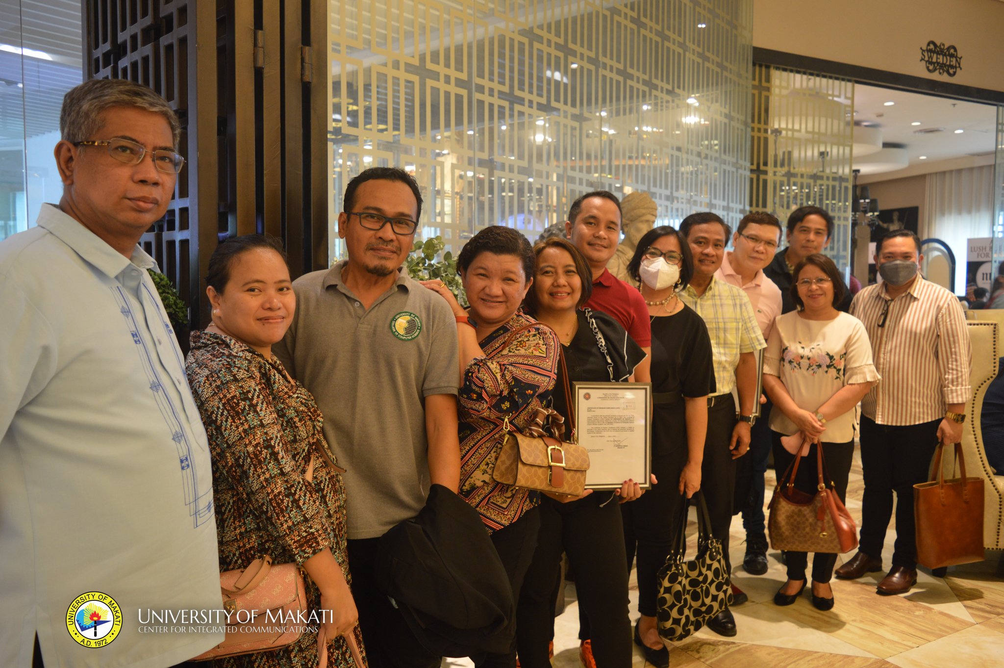 CHED Awarded Certificate of Program Compliance (COPC) for two Programs ...