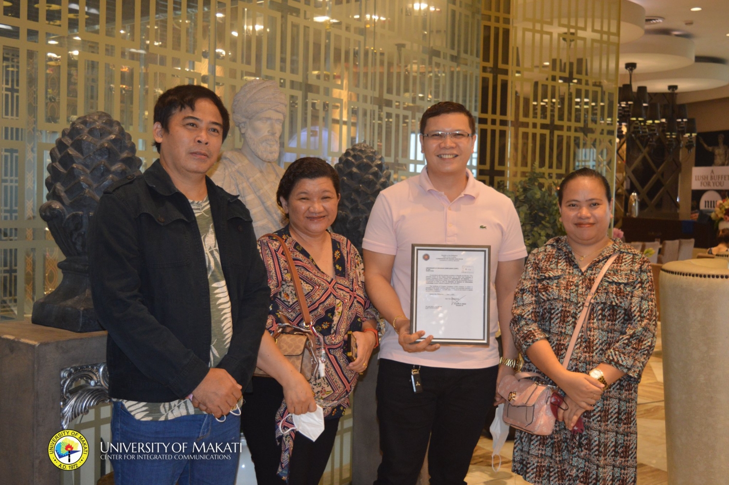 CHED Awarded Certificate of Program Compliance (COPC) for two Programs ...