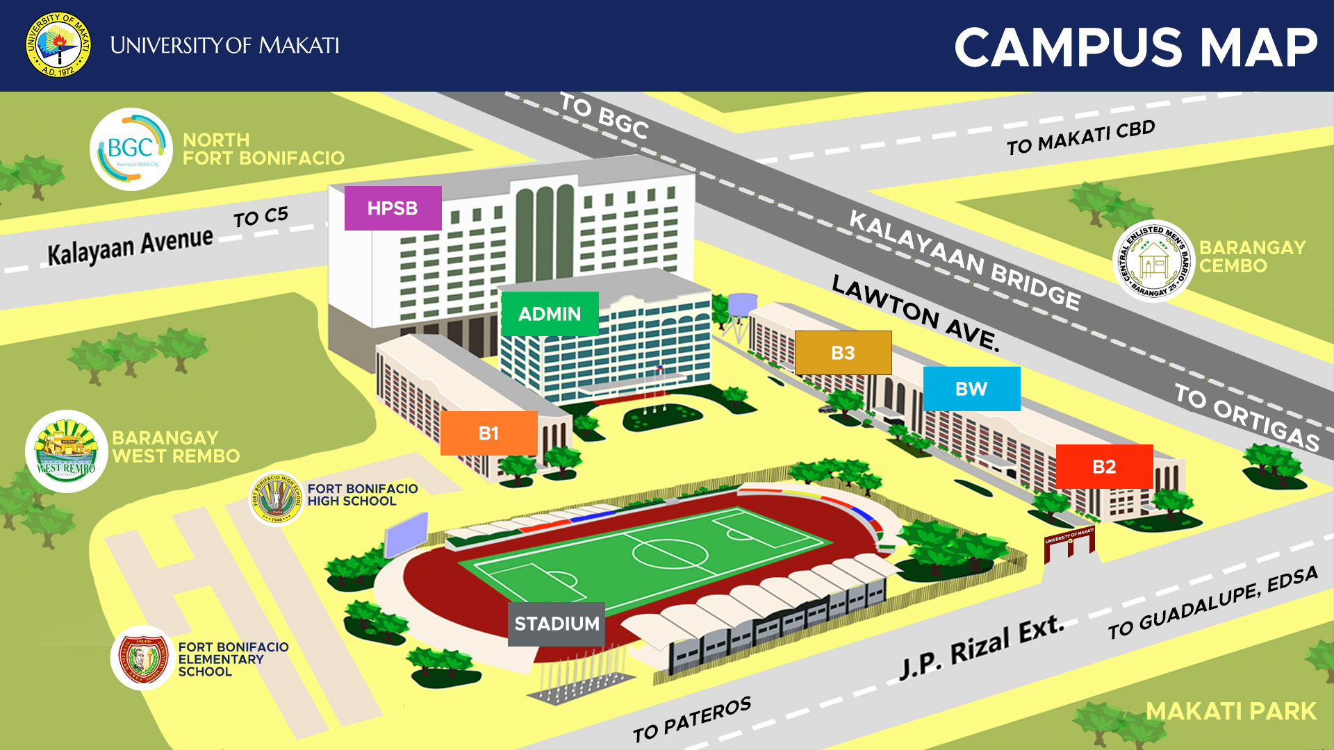 Campus Map - University of Makati - PH