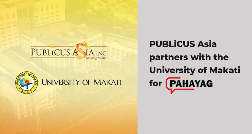 PUBLiCUS Asia partners with the University of Makati for PAHAYAG