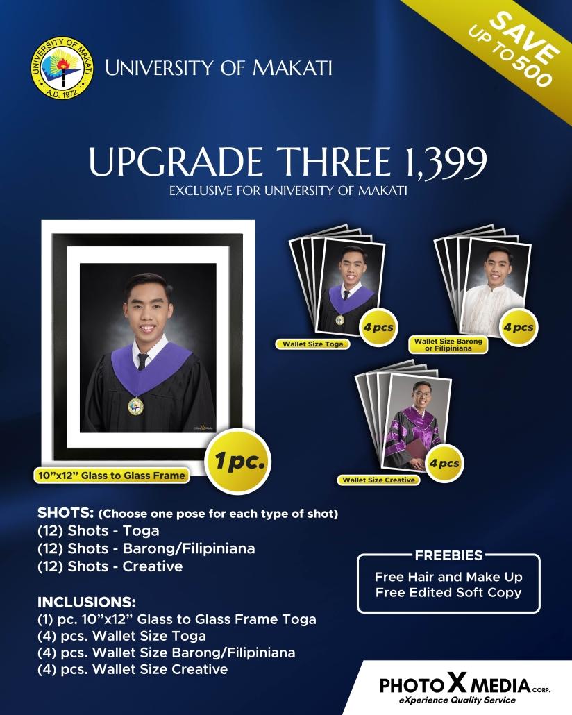 Graduation 2023 photo packages - University of Makati - PH