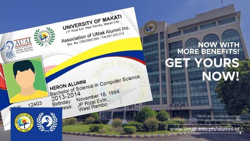 Get your Alumni ID - University of Makati
