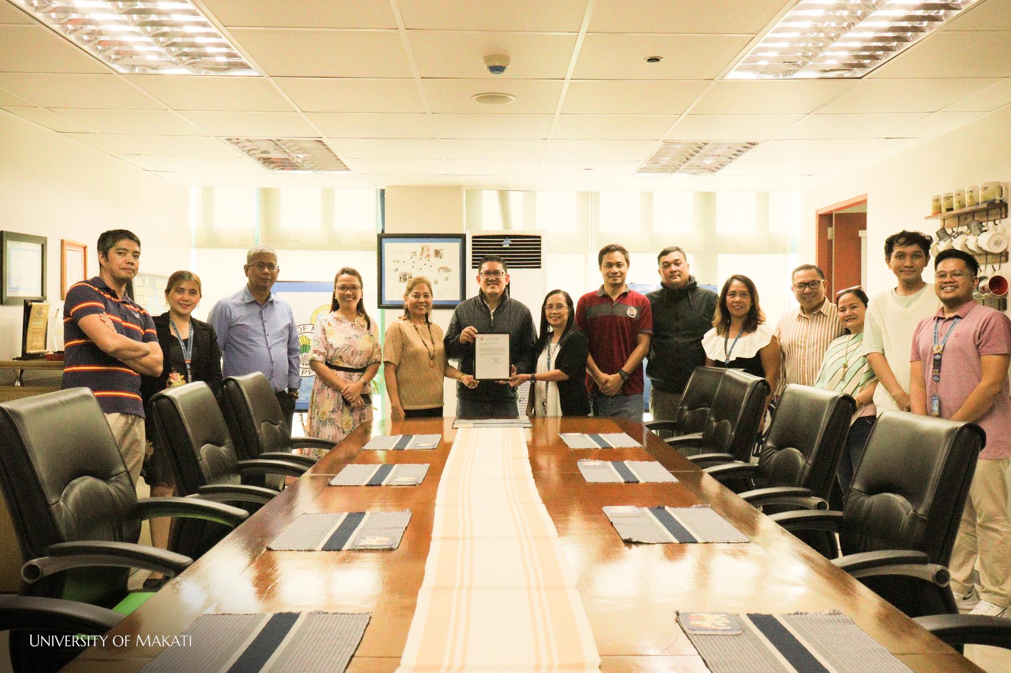 UMak Civil Engineering Program Grants COPC from CHED