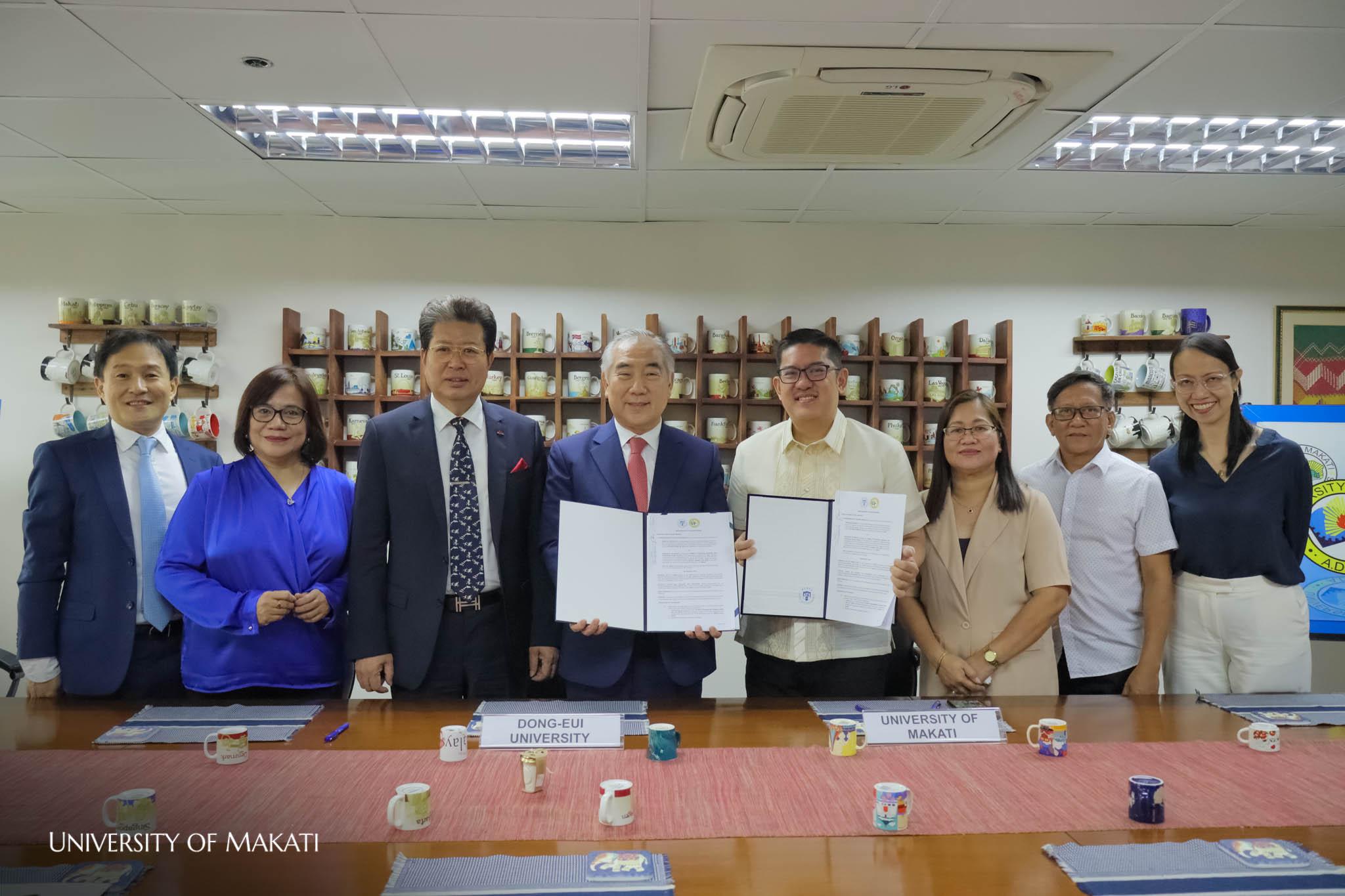 UMak Inks Another Int'l Partnership with Dong-Eui University (DEU) of ...