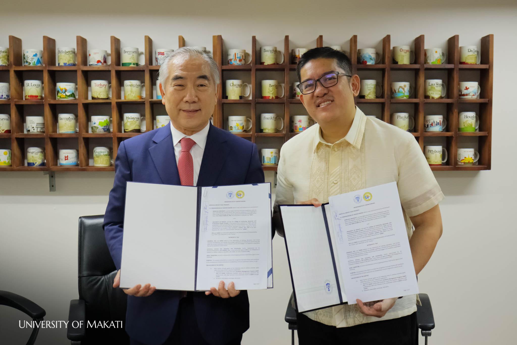 UMak Inks Another Int'l Partnership with Dong-Eui University (DEU) of ...