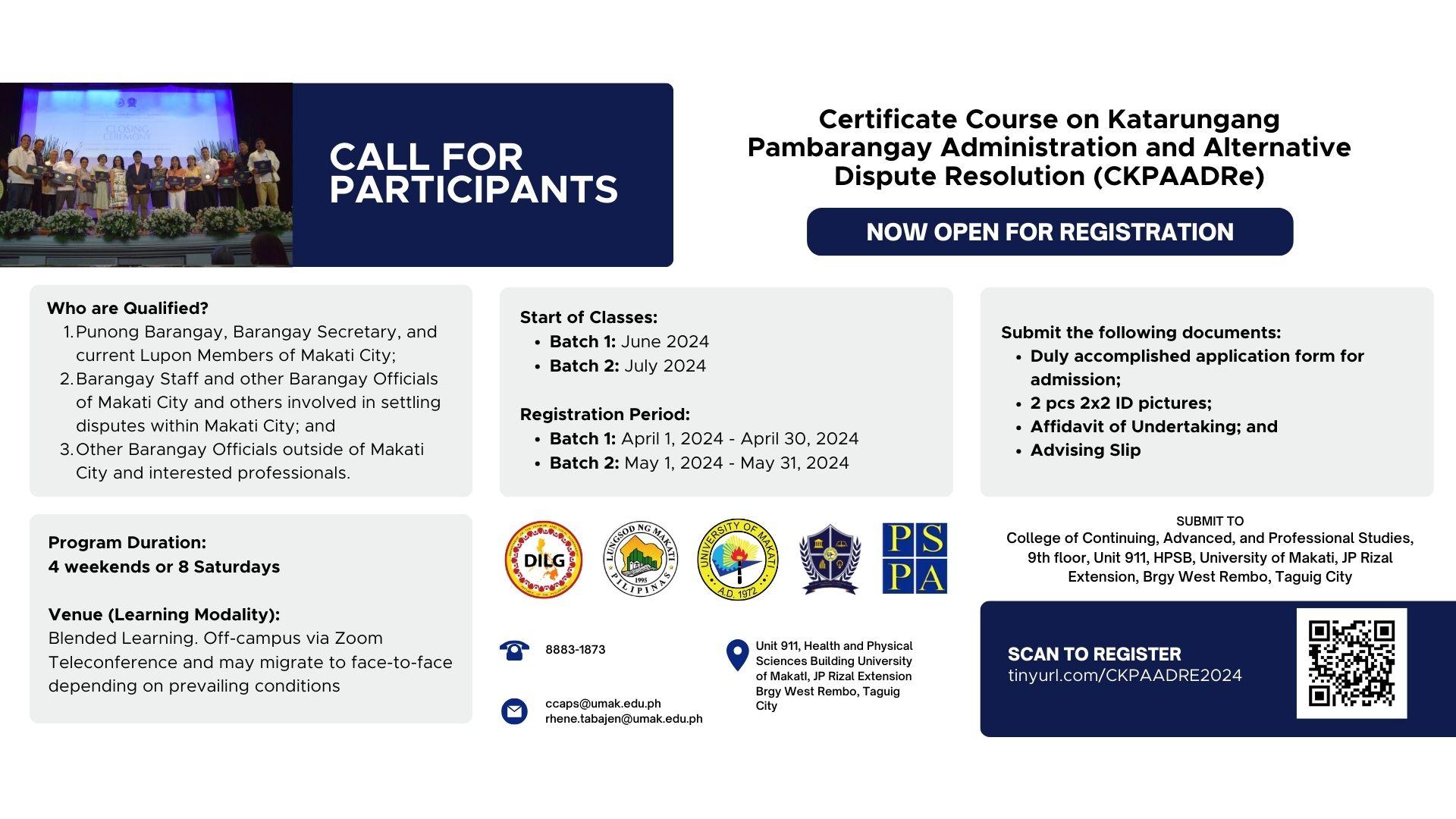 College of Continuing, Advanced and Professional Studies - University of Makati