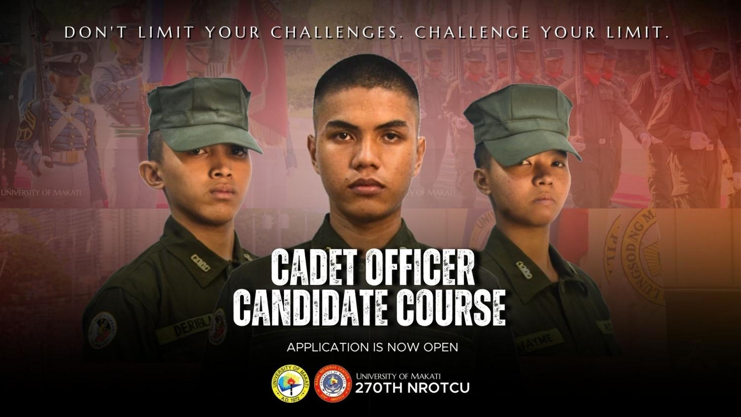 Applications for the Cadet Officer Candidate Course are Now Open
