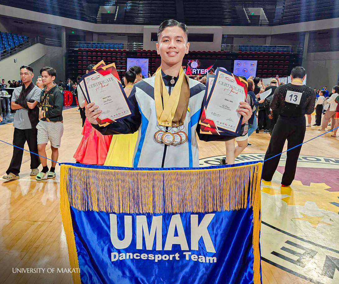 UMak Dancesport shines at the PDSFI Quarter Ranking National Championship