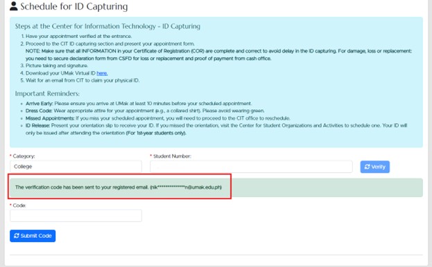 HOW-TO: Appointment Scheduling for Student ID Capturing