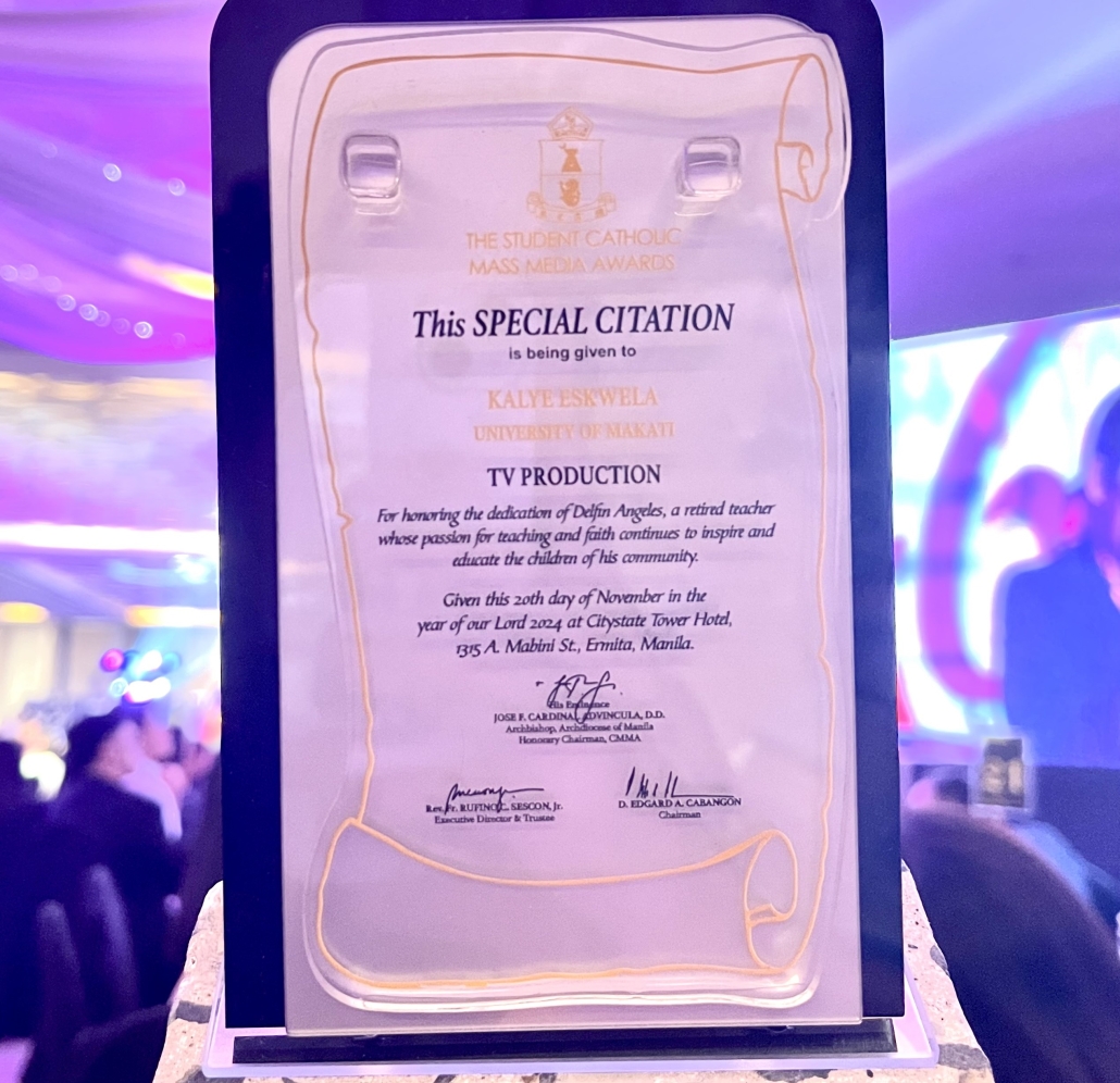 UMak Filmmakers receive CMMA Recognition