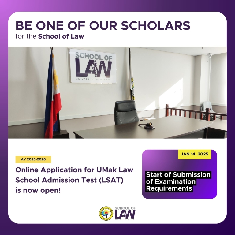 School of Law Admissions - University of Makati - PH