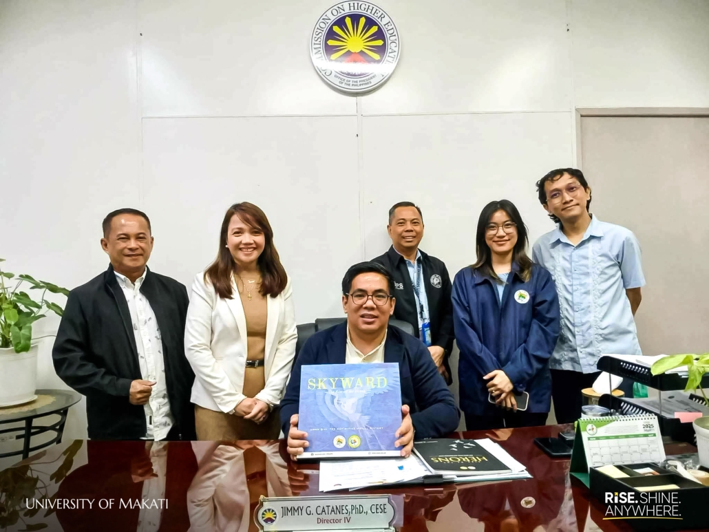UMak pays an Official Visit to the New CHED Regional Director