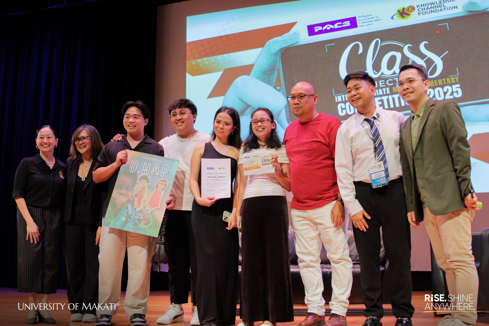 UMak Film students bag 3rd place in Knowledge Channel’s Intercollegiate Mini-Docu Competition