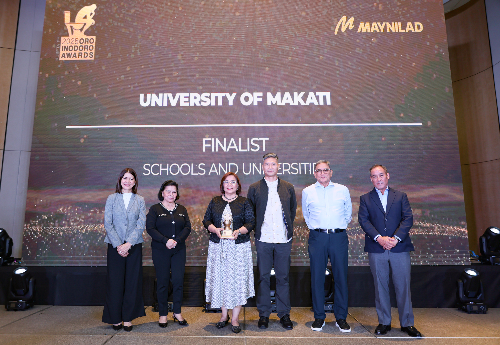 UMak restroom standards secure national recognition